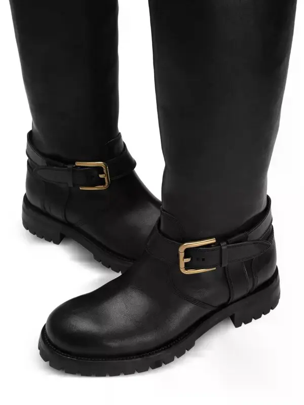 Dolce & Gabbana Buckle-detail Knee-high Boots