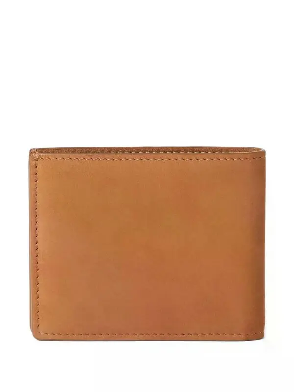 Brunello Cucinelli Logo-embossed Bi-fold Wallet - Brown