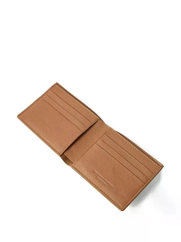 Brunello Cucinelli Nubuck Bi-fold Wallet - Brown