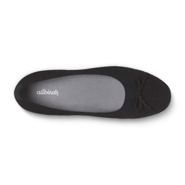 Allbirds Tree Breezer Bow Ballerina Flats - Black