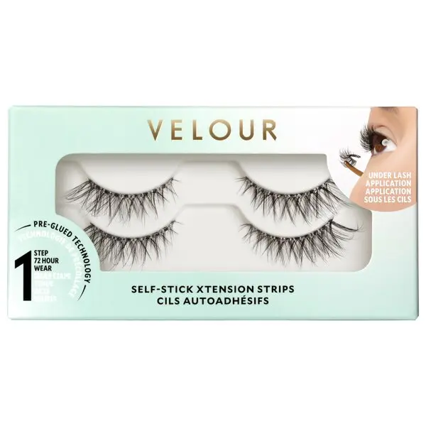 VELOUR Self-stick Lash Xtension Strips - Flared & Flirty
