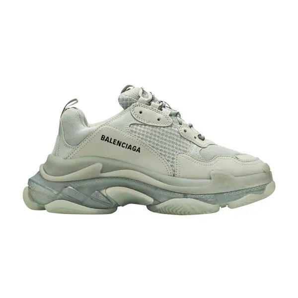 Balenciaga Triple S Sneaker With Clear Sole - Grey