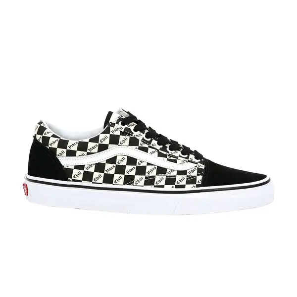 VANS Old Skool 'chill Vibes Checkerboard' Sneakers - Black