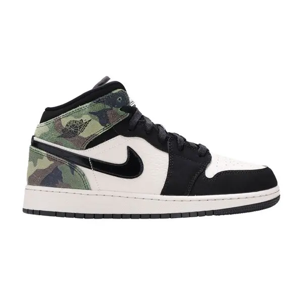 JORDAN 1 Mid Se Gs Sneakers - Black