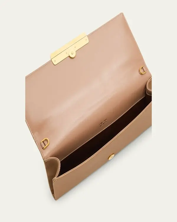 TOM FORD Bar Clutch Bag In Satin - Flesh