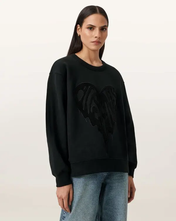 ALLSAINTS Trip Piper Graphic Sweatshirt