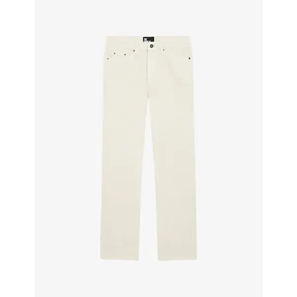 The Kooples Straight-leg Garment-dyed Denim Jeans