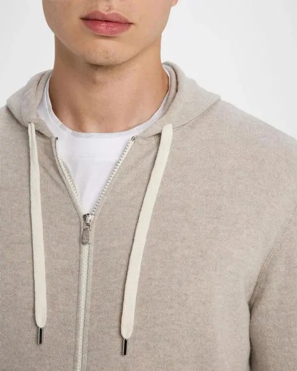 Brunello Cucinelli Cashmere Full-zip Hoodie - Grey