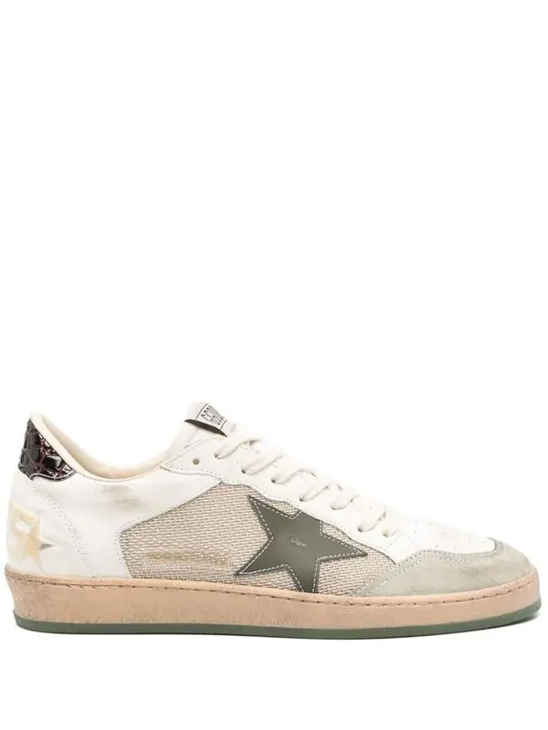 Golden Goose Flat Shoes - Milk/white/ice/olive