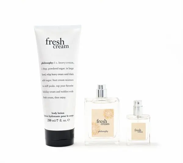 PHILOSOPHY Fresh & Creamy Body Lotion 7oz & 2oz + Mini Edt - One-color