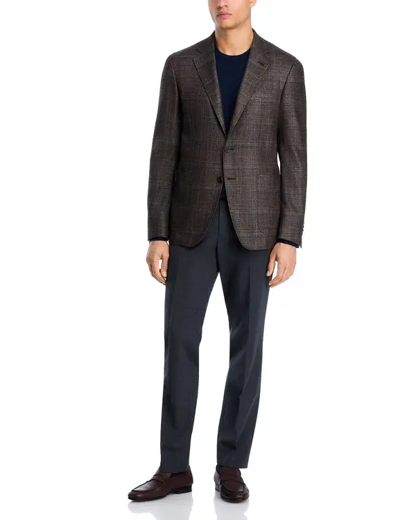 Canali Wool, Silk & Cashmere Windowpane Sport Coat
