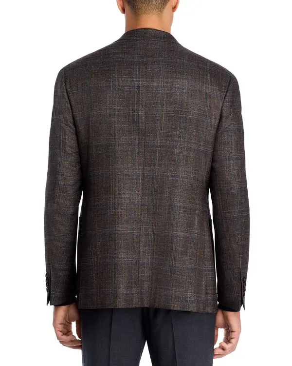Canali Wool, Silk & Cashmere Windowpane Sport Coat