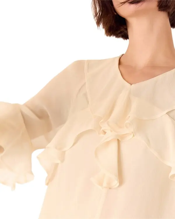 Whistles Ruffled Blouse
