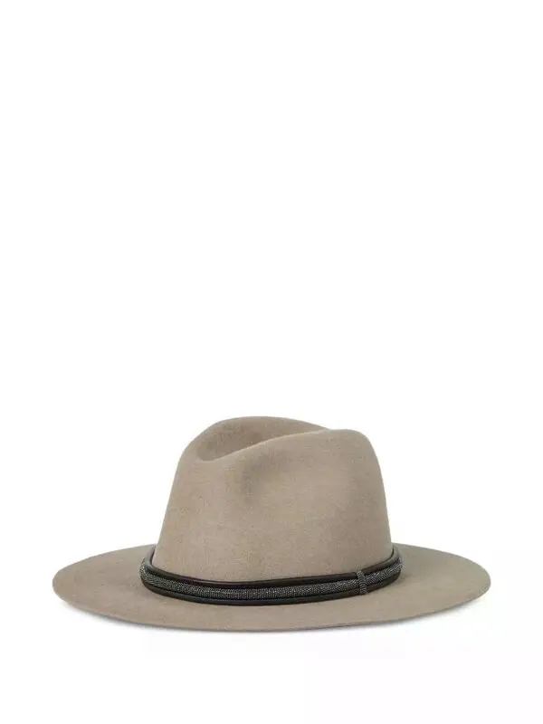 Brunello Cucinelli Wide-brim Fedora - Neutrals