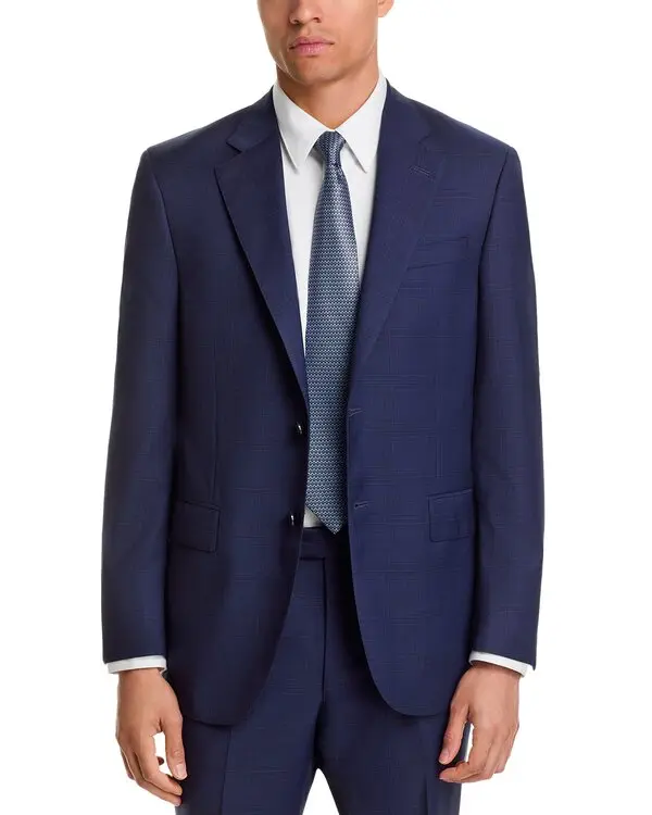 Peter Millar Flynn Tonal Plaid Wool Regular Fit Suit