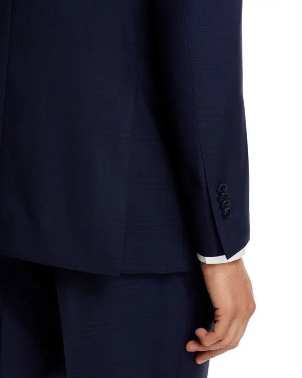 Peter Millar Flynn Tonal Plaid Wool Regular Fit Suit