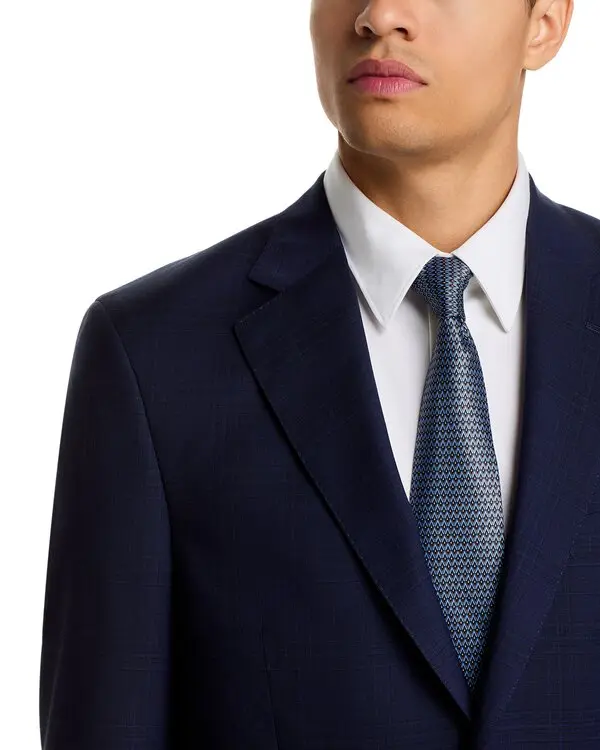 Peter Millar Flynn Tonal Plaid Wool Regular Fit Suit