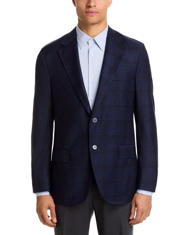 Peter Millar Brushed Plaid Soft Jacket