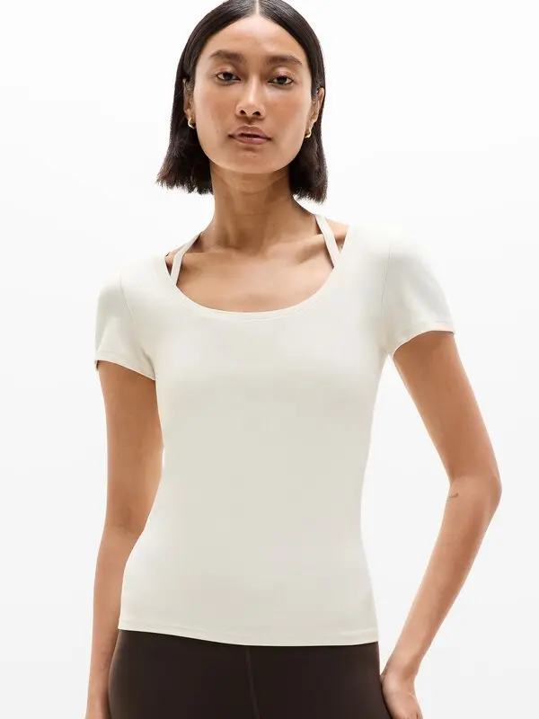 Athleta Transcend Scoop Neck Tee