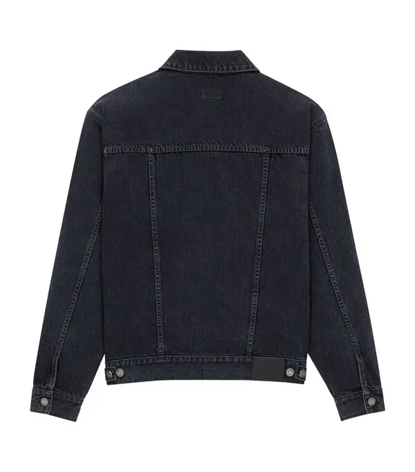 Saint Laurent Trucker Denim Jacket - Brown