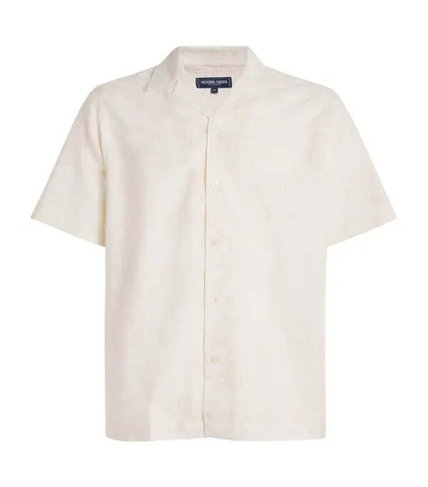 Frescobol Carioca Jacquard Franca Shirt - Ivory