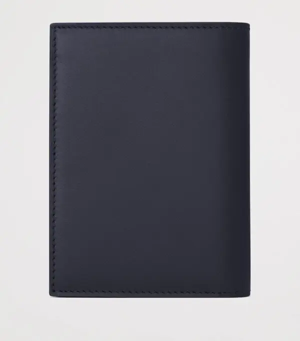 Saint Laurent Calfskin Logo Bifold Wallet