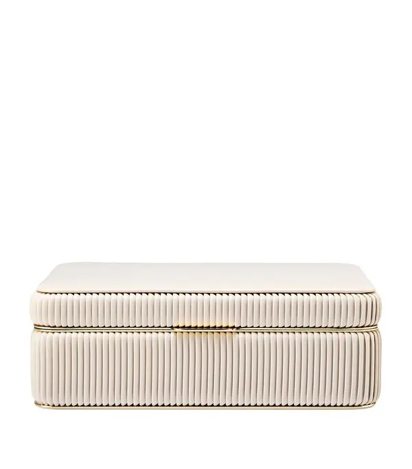 Wolf Medium Bella Jewellery Box - Neutral