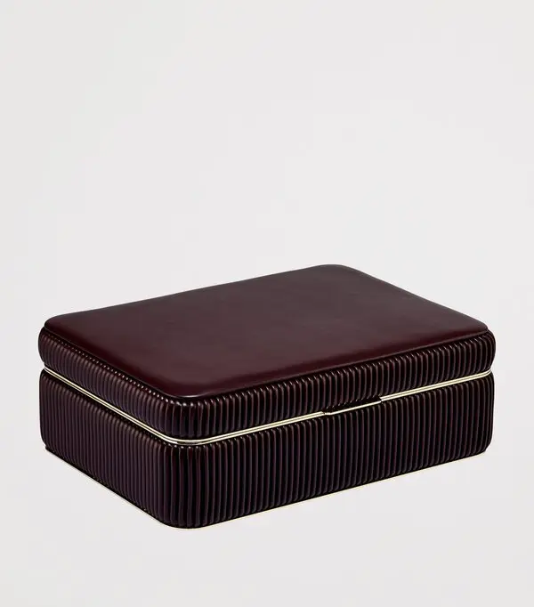 Wolf Medium Bella Jewellery Box - Red