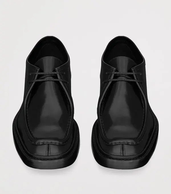 Saint Laurent Leather Harvey Derby Shoes