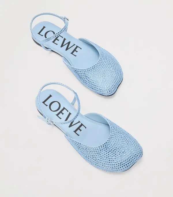 Loewe Embellished Ballet Flats
