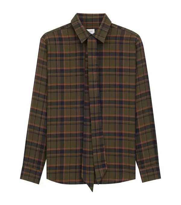 Saint Laurent Check Lavallière Shirt