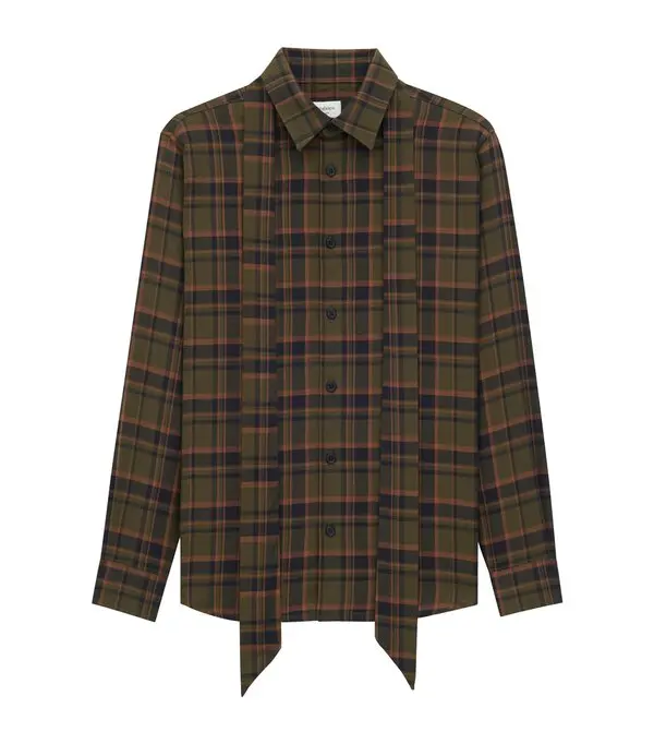 Saint Laurent Check Lavallière Shirt
