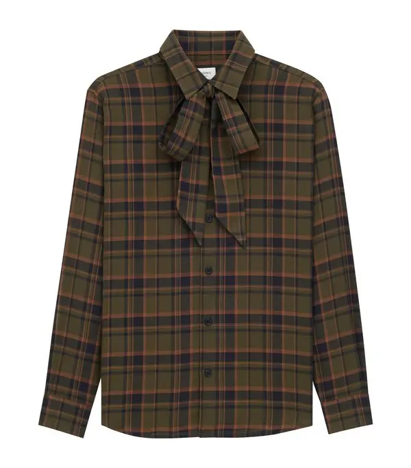 Saint Laurent Check Lavallière Shirt