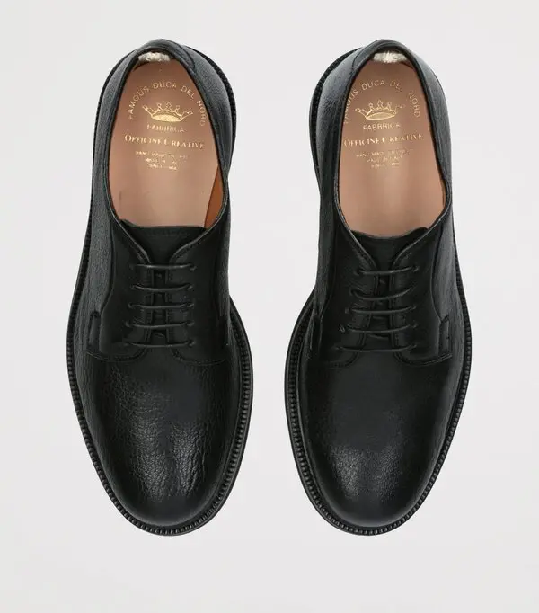 Officine Creative Leather Aston Flexi Derby Shoes