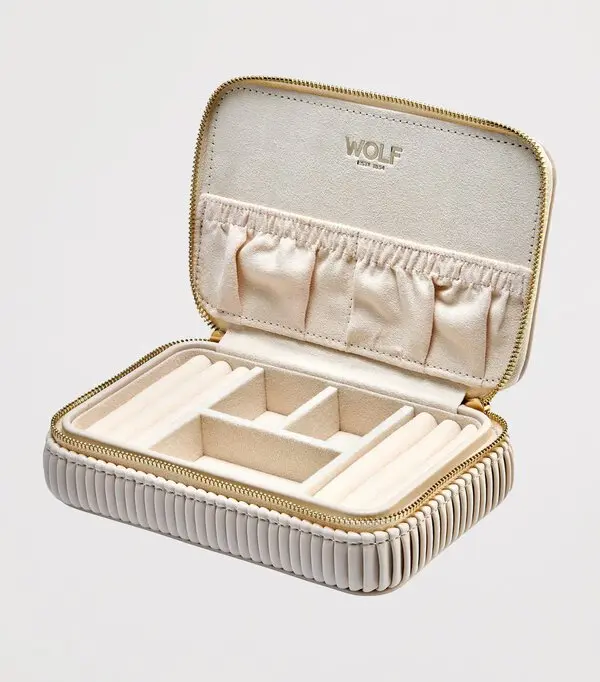 Wolf Bella Jewellery Zip Case - Neutral