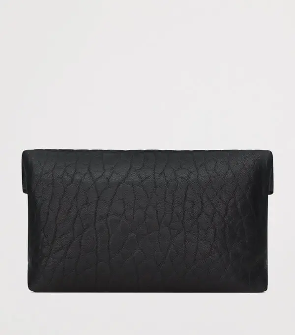 Saint Laurent Monogram Crocodile Effect Envelope Card Holder