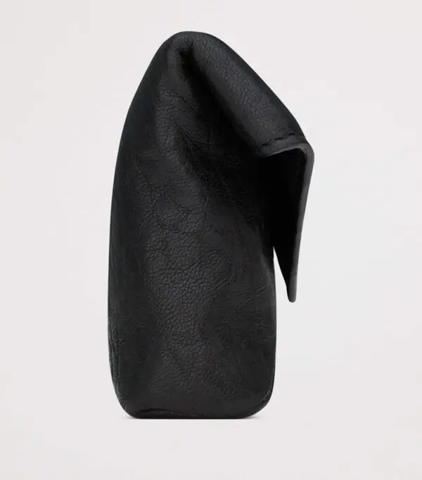 Saint Laurent Monogram Crocodile Effect Envelope Card Holder