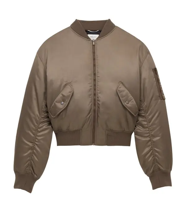Saint Laurent Water-repellent Bomber Jacket