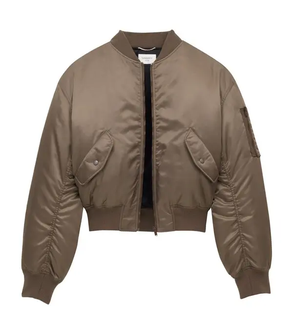 Saint Laurent Water-repellent Bomber Jacket