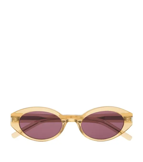 Saint Laurent Acetate Sl 567 Sunglasses - Yellow