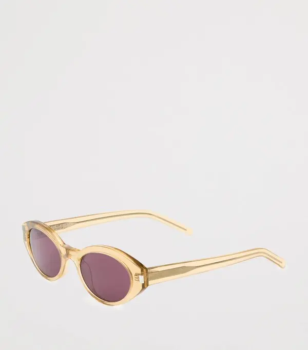 Saint Laurent Acetate Sl 567 Sunglasses - Yellow