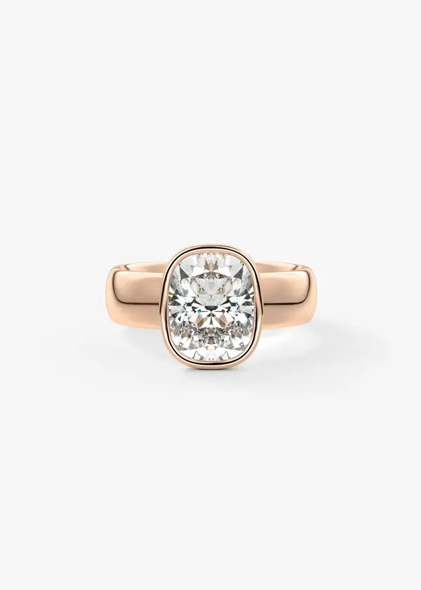 FRANK DARLING The Daily Bezel Xl Elongated Cushion Ring - Yellow Gold