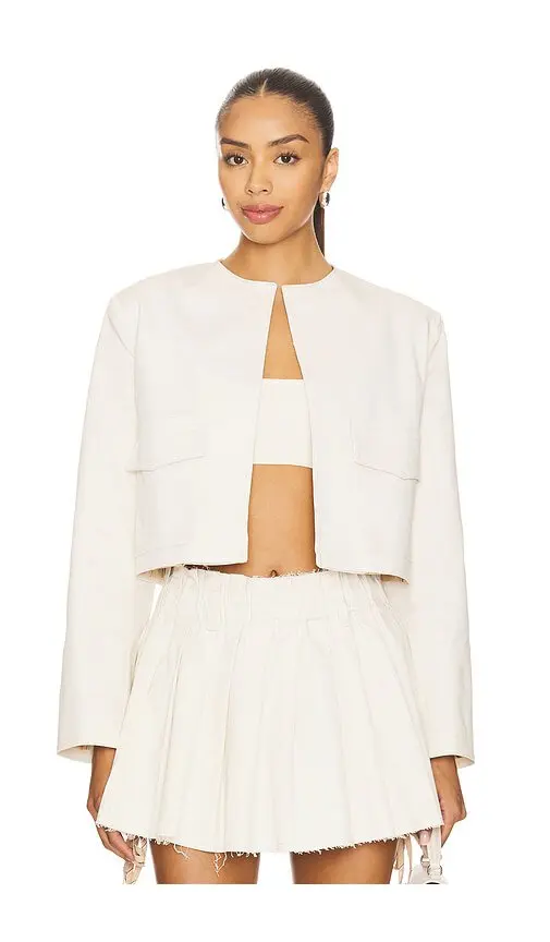 MILKWHITE Crop Jacket
