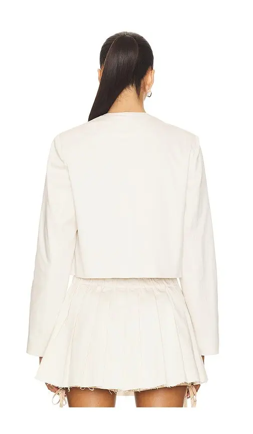 MILKWHITE Crop Jacket