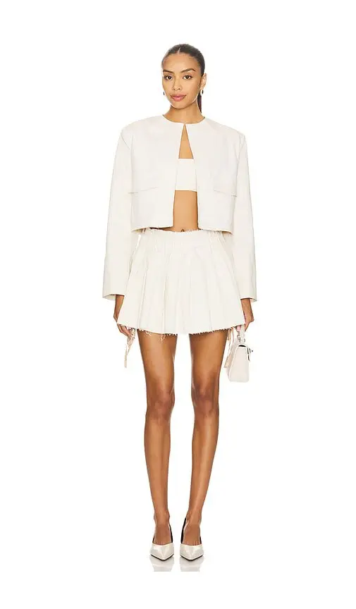 MILKWHITE Crop Jacket