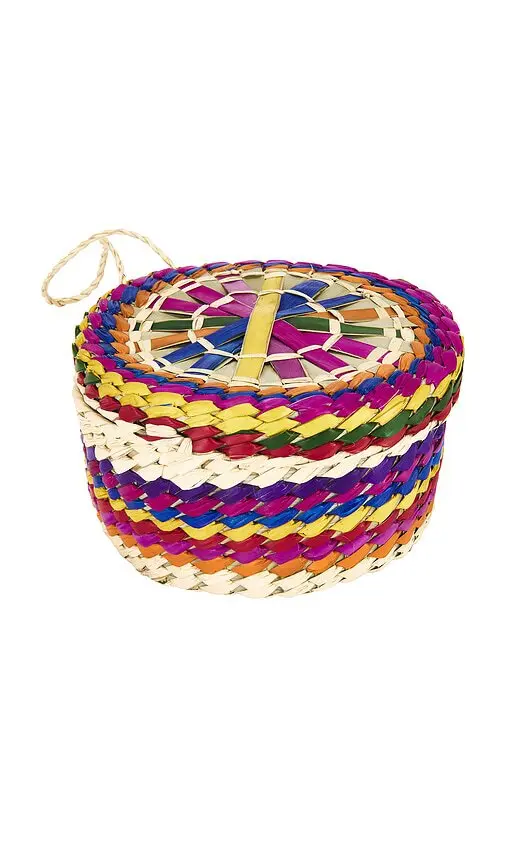 VERVE CULTURE Molcajete In Tortilla Basket
