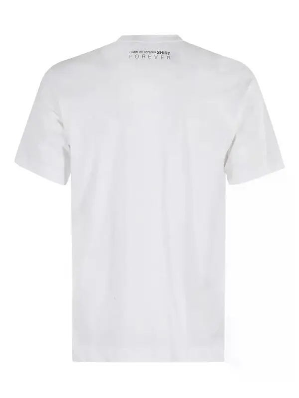 Comme Des Garçons Logo-print Crew-neck T-shirt