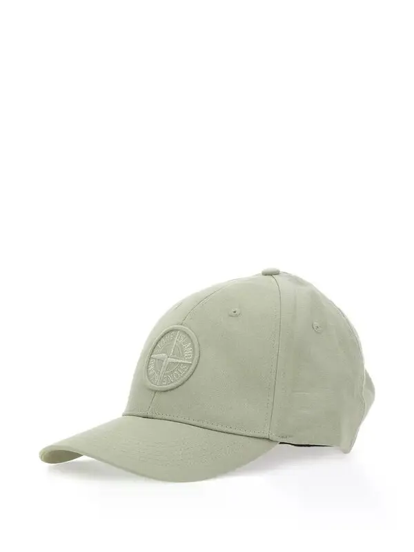 Stone Island Compass Logo Baseball Cap - Green