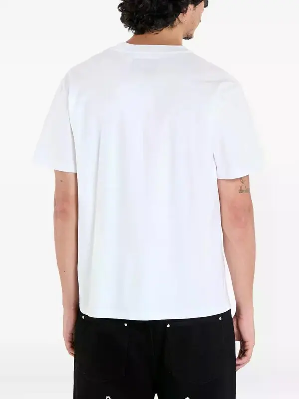 HELIOT EMIL Fulgens Signature-print T-shirt
