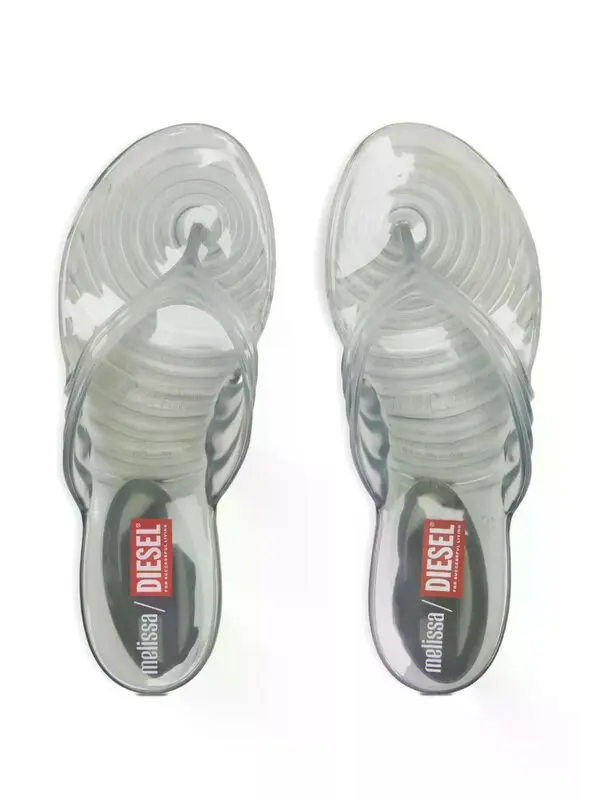 DIESEL® X Melissa Quantum Thong Sandals - Grey